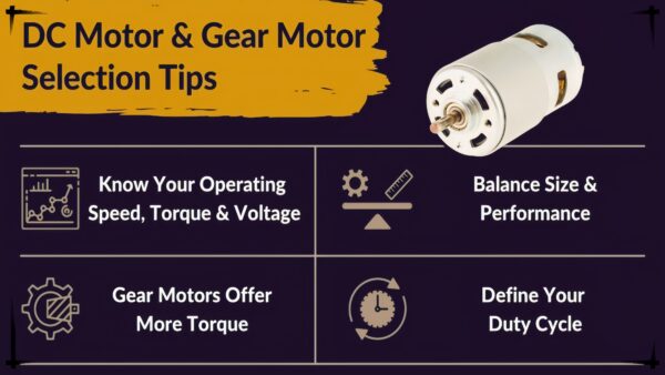 How to Choose the Right DC Motor for Your Application